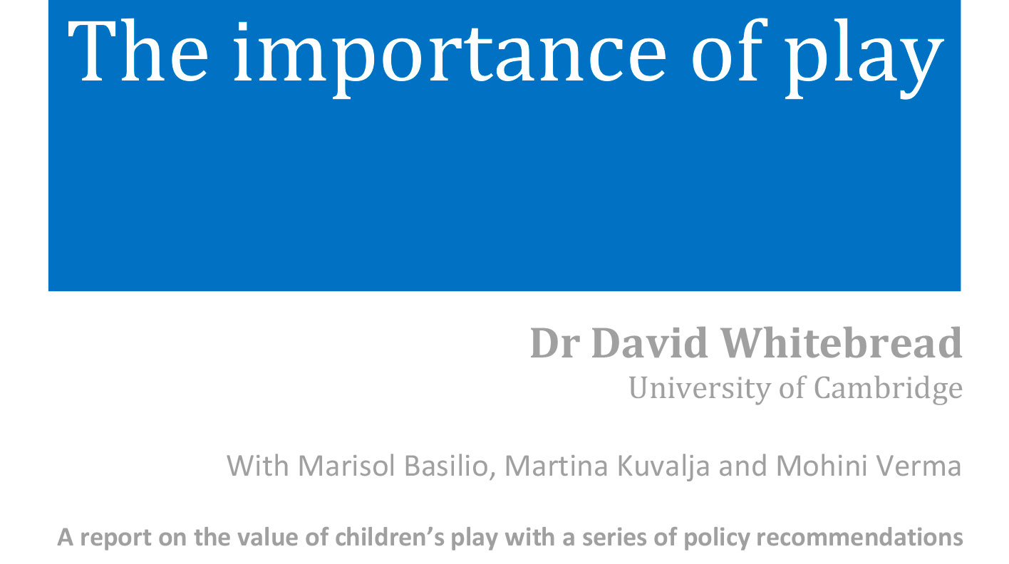 The importance of play - Observatorio del Juego Infantil